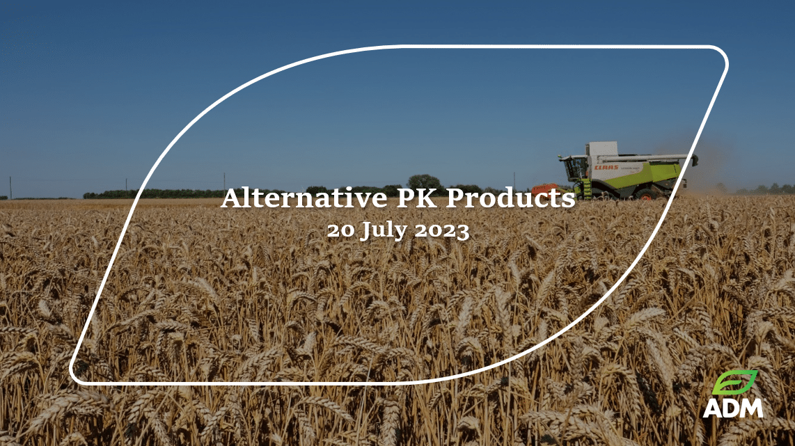 Alternative PK products available from ADM Agriculture - Agri
